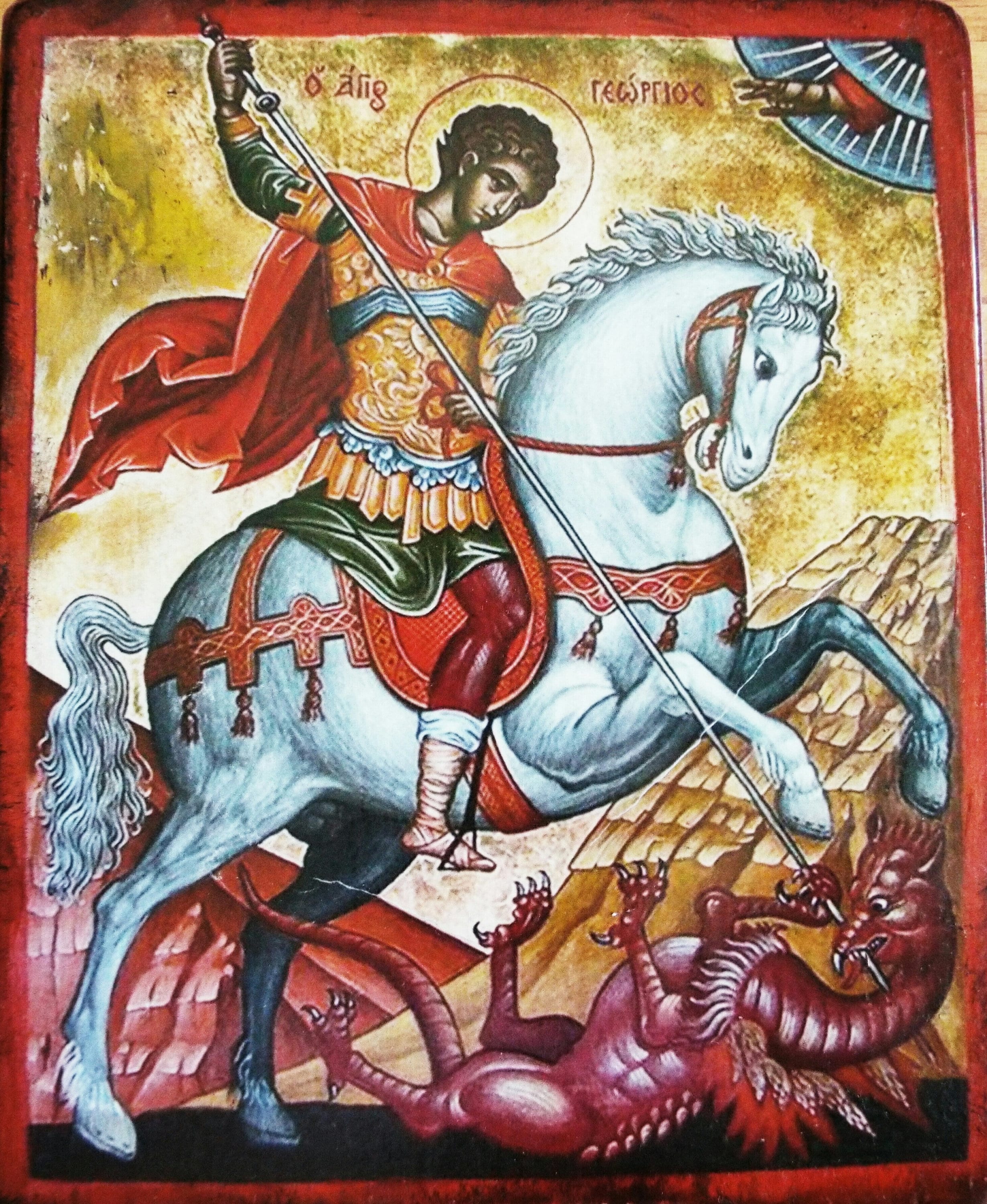 St. Georg-Ikone St. Georg religiöses Geschenk Ikone auf St. | Etsy