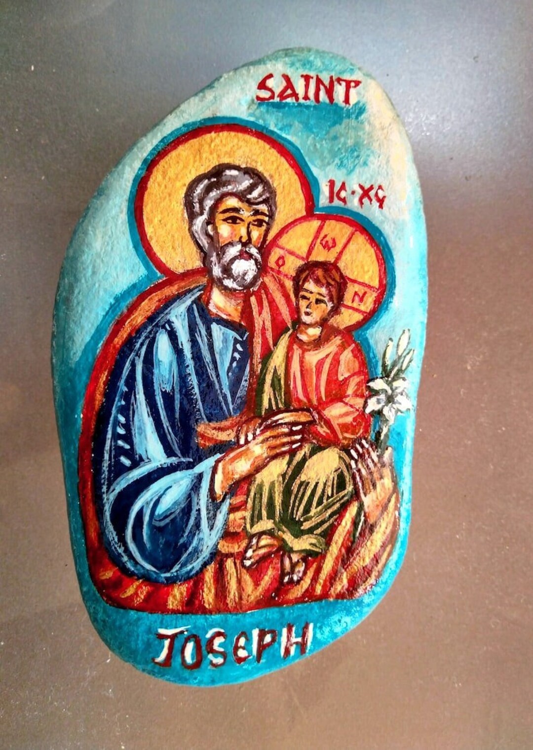 St Joseph, Saint Joseph Icon, Orthodox Icon, Catholic Saints, Hand ...