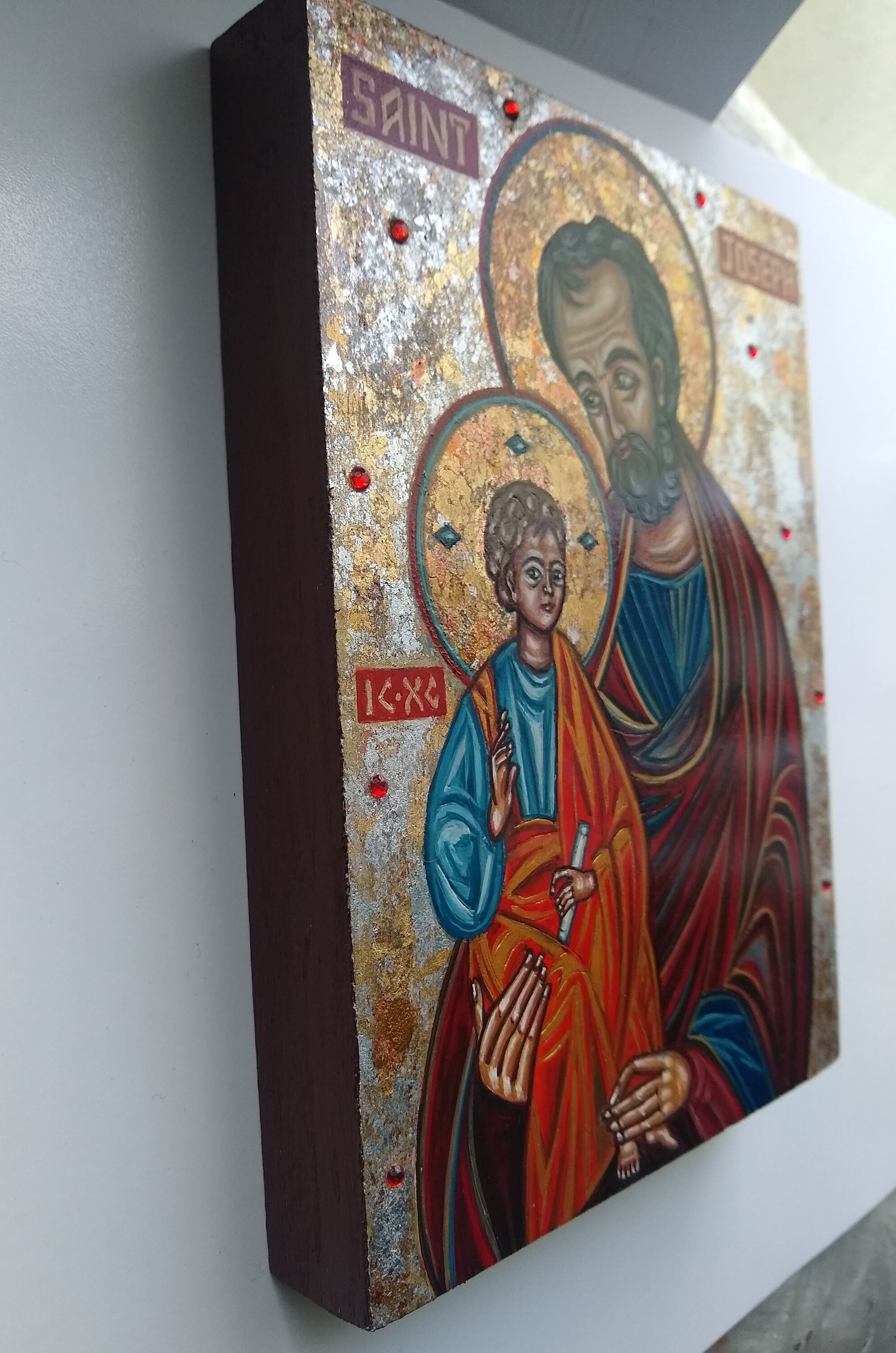 St Joseph, St Joseph Icon, Icon St Joseph, St Joseph Paint, Orthodox ...