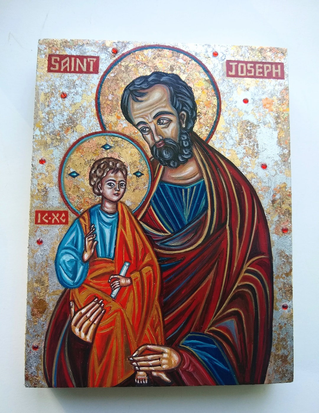 St Joseph St Joseph Icon Icon St Joseph St Joseph Paint - Etsy
