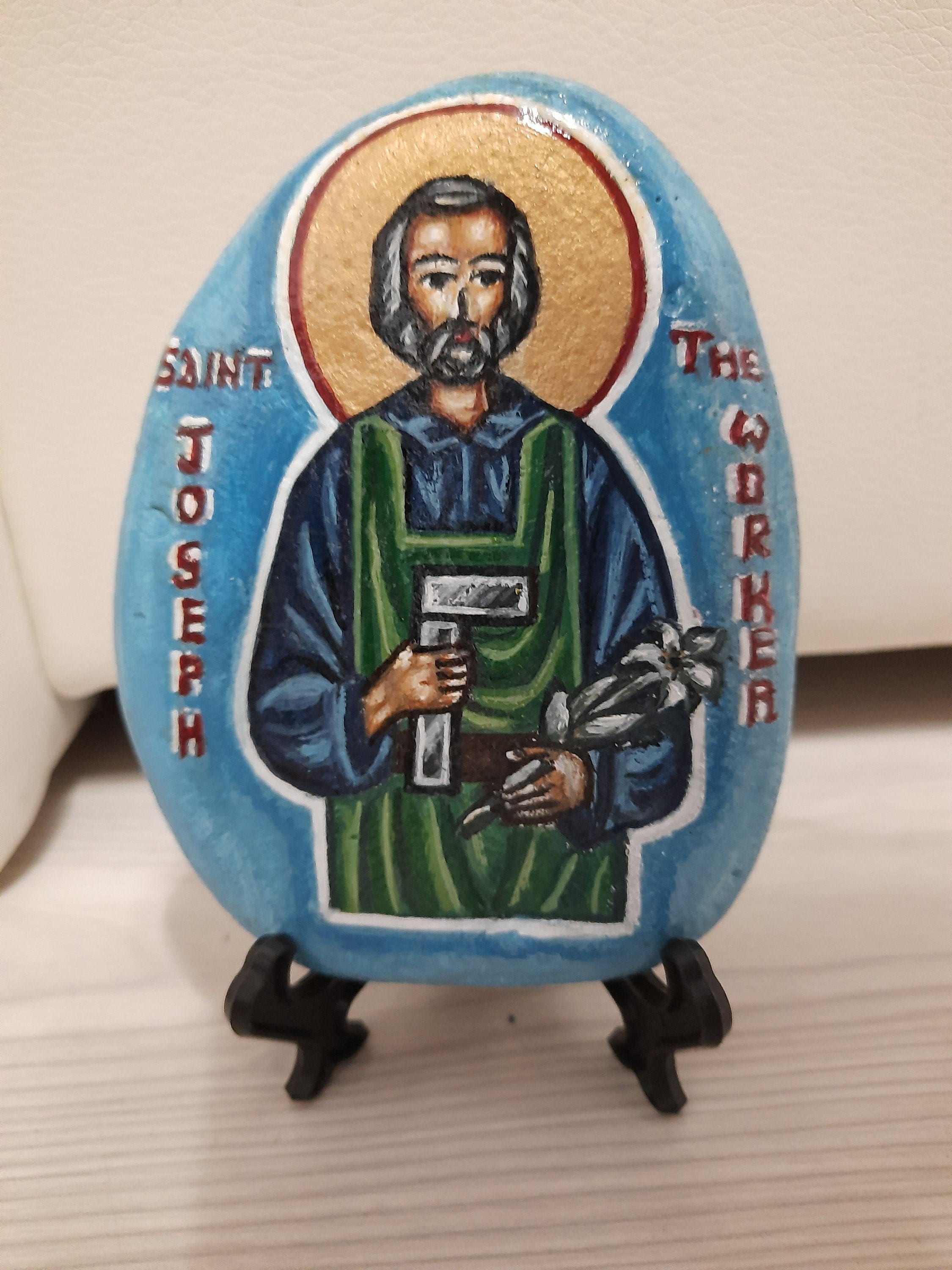 St. Joseph Saint Joseph the Worker St. Joseph Icon Catholic - Etsy Israel