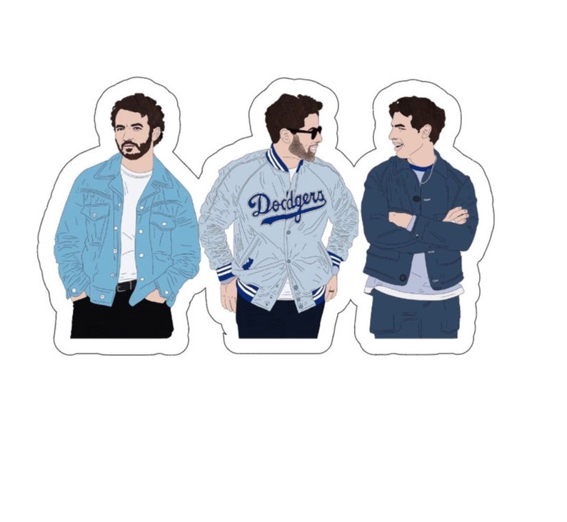 Medium Size Jonas Brothers Just Chilling Sticker - Etsy