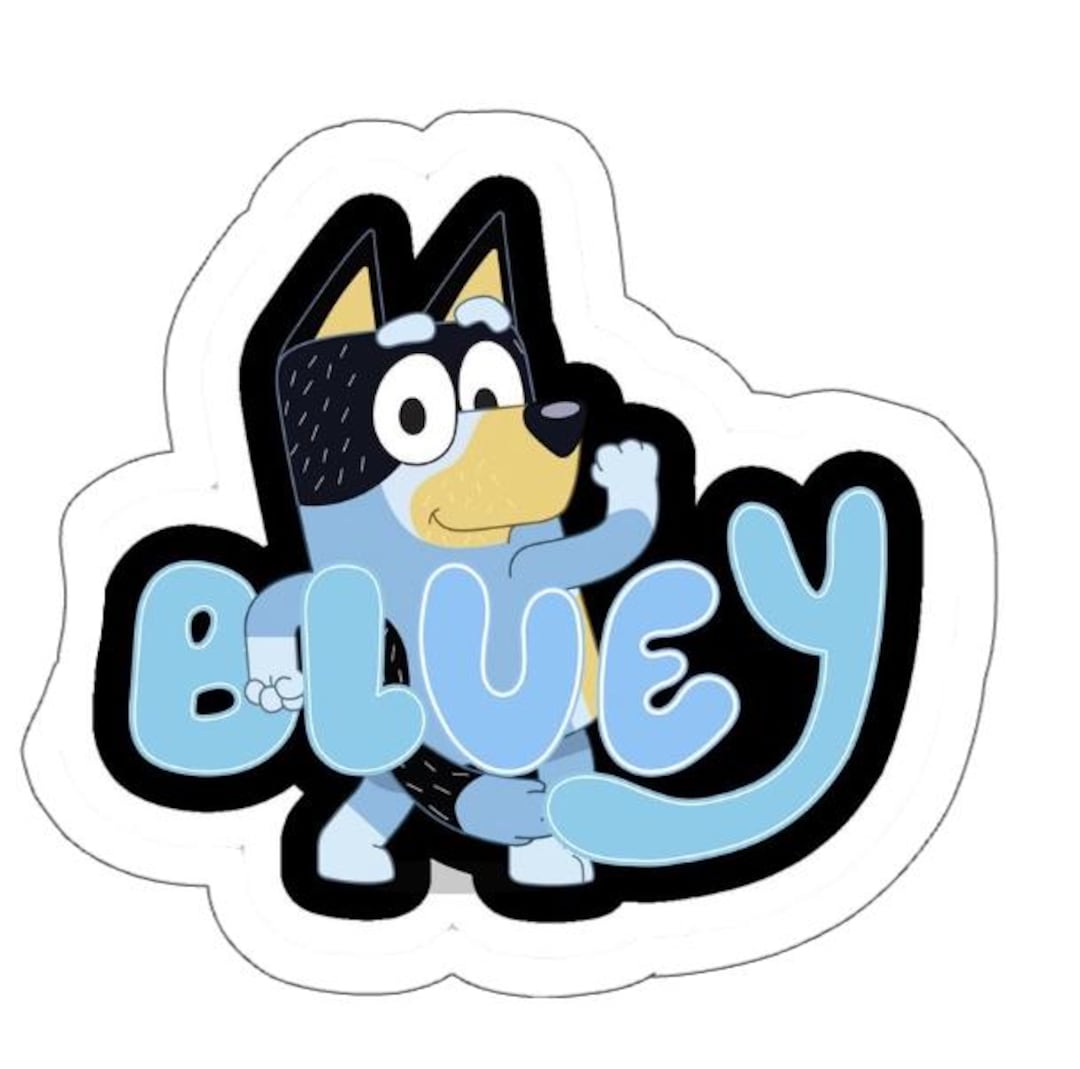 Bluey the Dog Sticker - Etsy