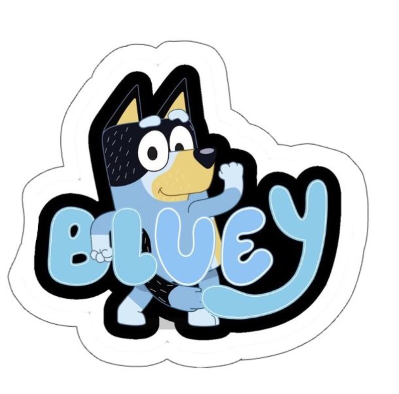 Bluey the Dog Sticker - Etsy