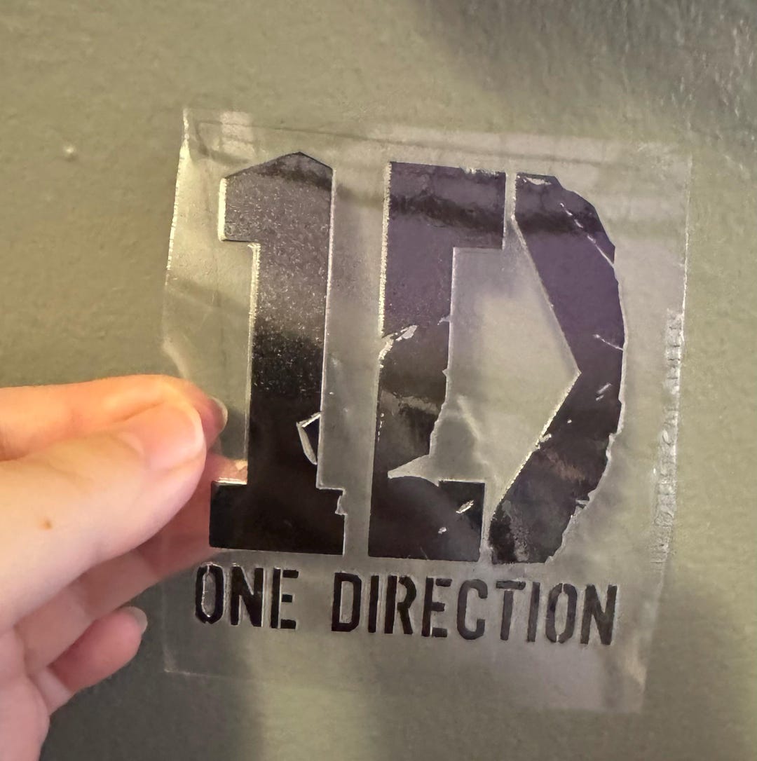 Small One Direction Car Vinyl Decal - Etsy