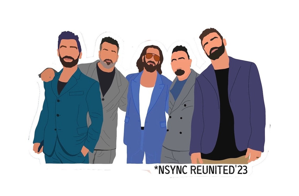 Nsync Reunited 2023 Sticker - Etsy