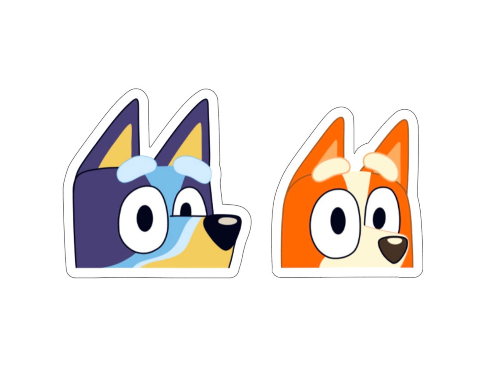 Bluey and Bingo Car Vinyl Decals - Etsy Canada