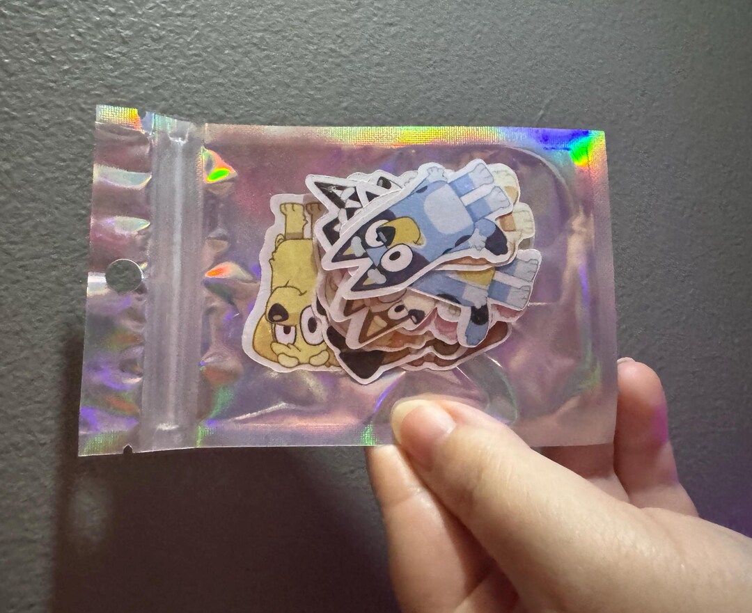 Small Size Bluey and Friends Sticker Pack - Etsy