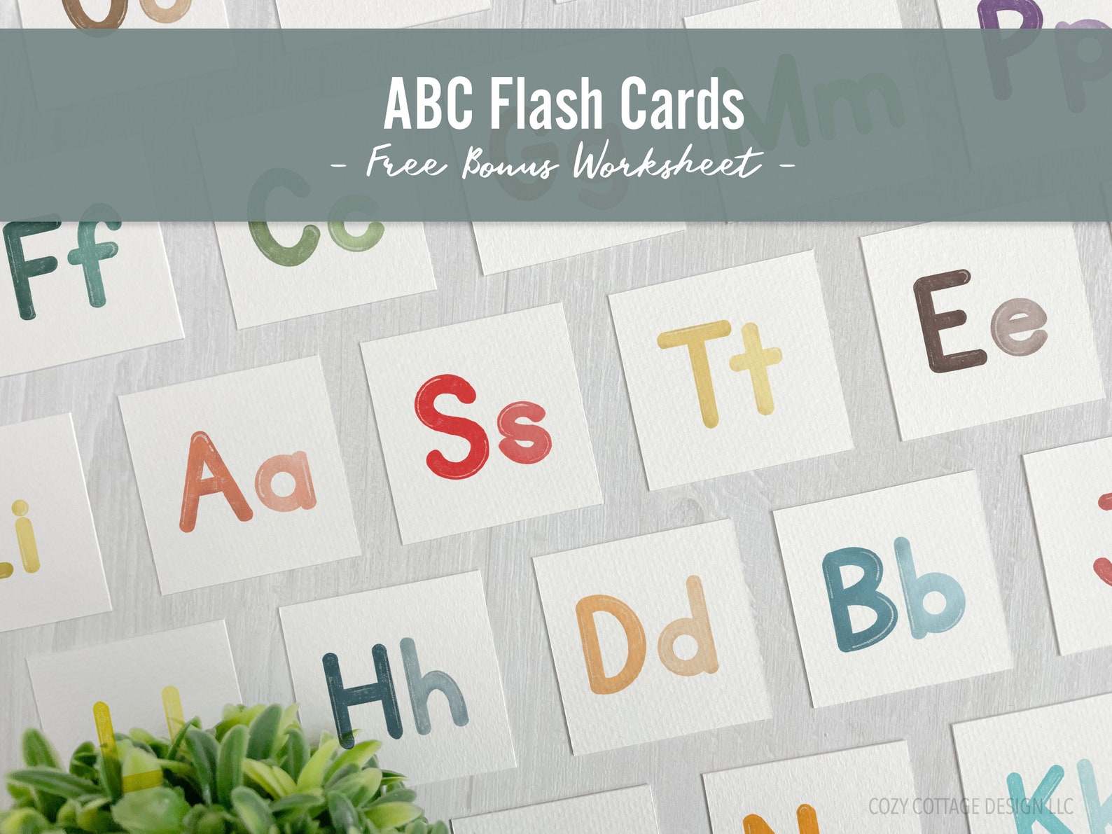 2" ABC Flash Cards - Editable Name Worksheet - Etsy