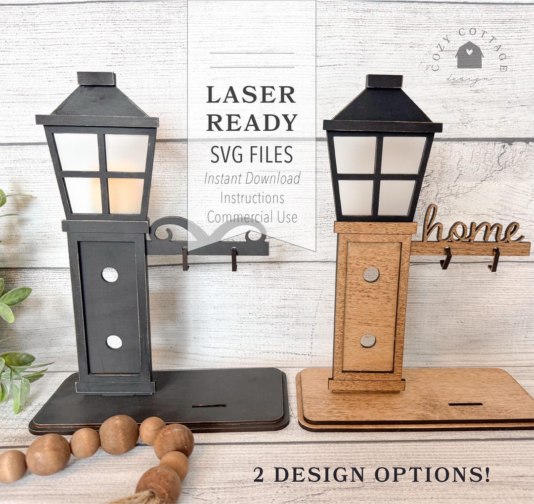 Light Post Stand Laser Cut File, Laser Cut Interchangeable Sign Holder ...