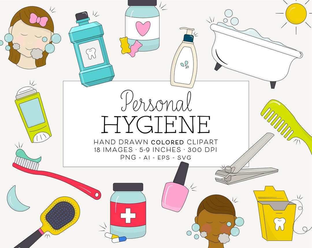 Personal Hygiene Chore Clipart, Daily Chores, Chore Stickers, Chore ...