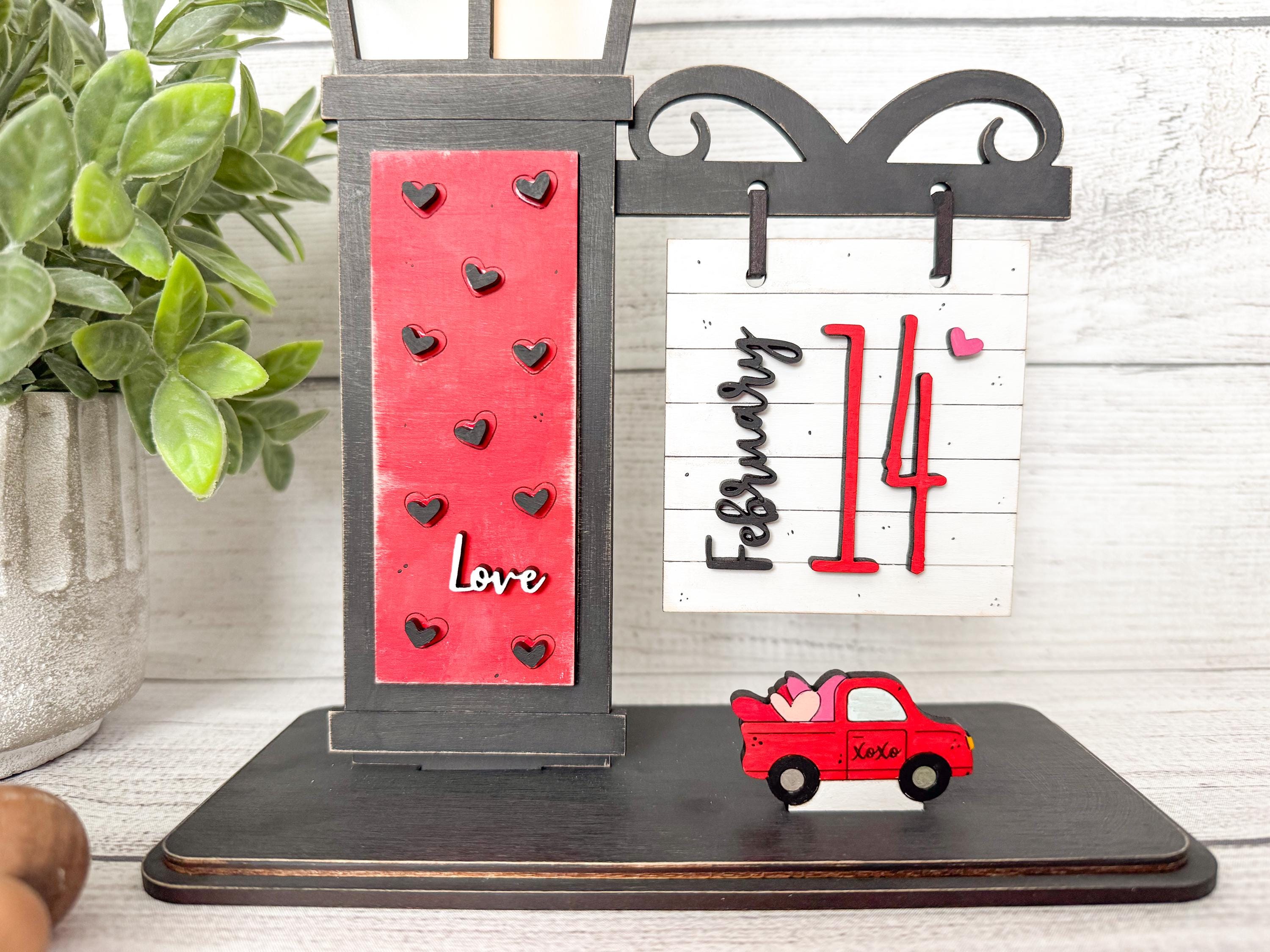 Valentine's Day Sign Laser Cut File, Sweetest Day Interchangeable Sign ...