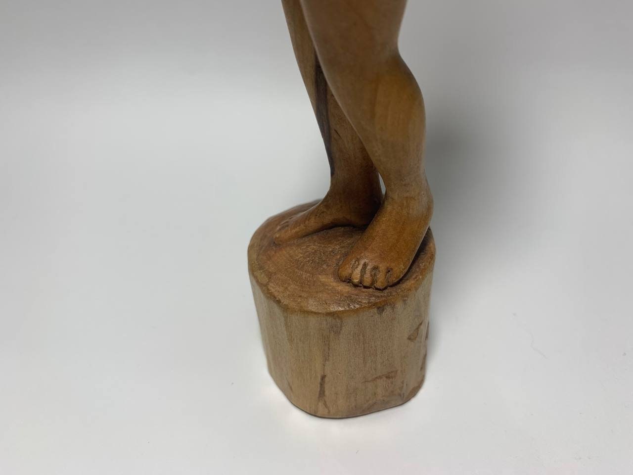 Hand Carved Wooden Girl, Handmade Girl Figurine, for Interior ...
