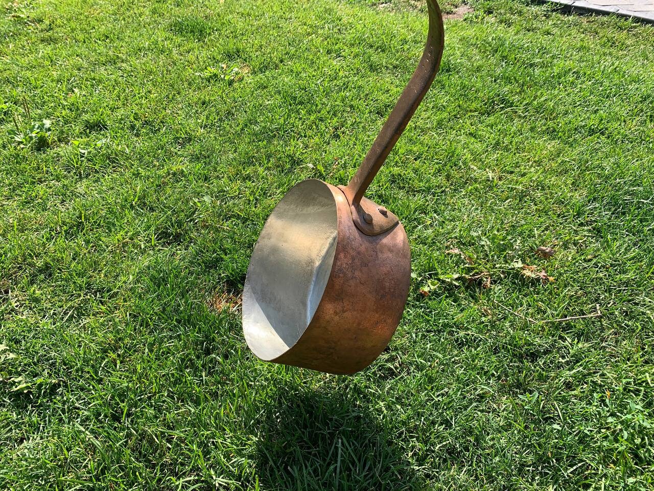 Vintage Ladle 4, Antique Ladle, Copper Ladle, Tinned Ladle, Metal Ladle ...
