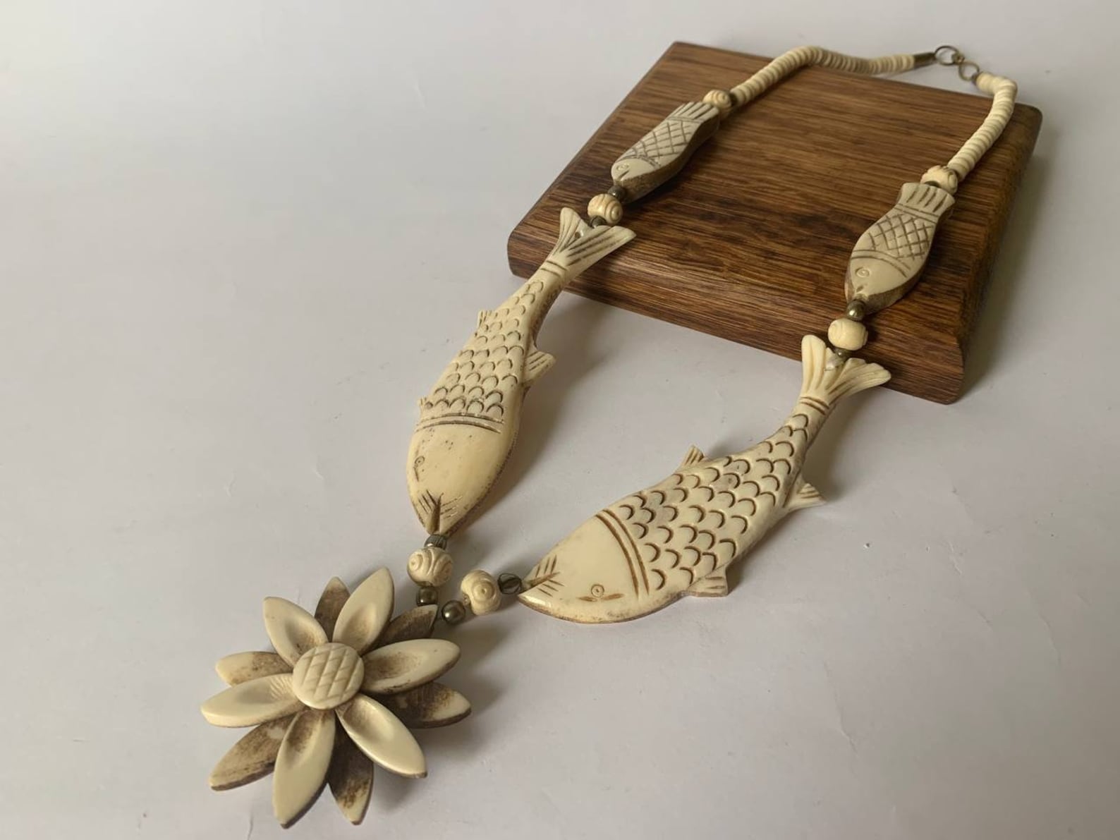 Handmade Bone Necklace African Necklace Bone Beads Bone - Etsy