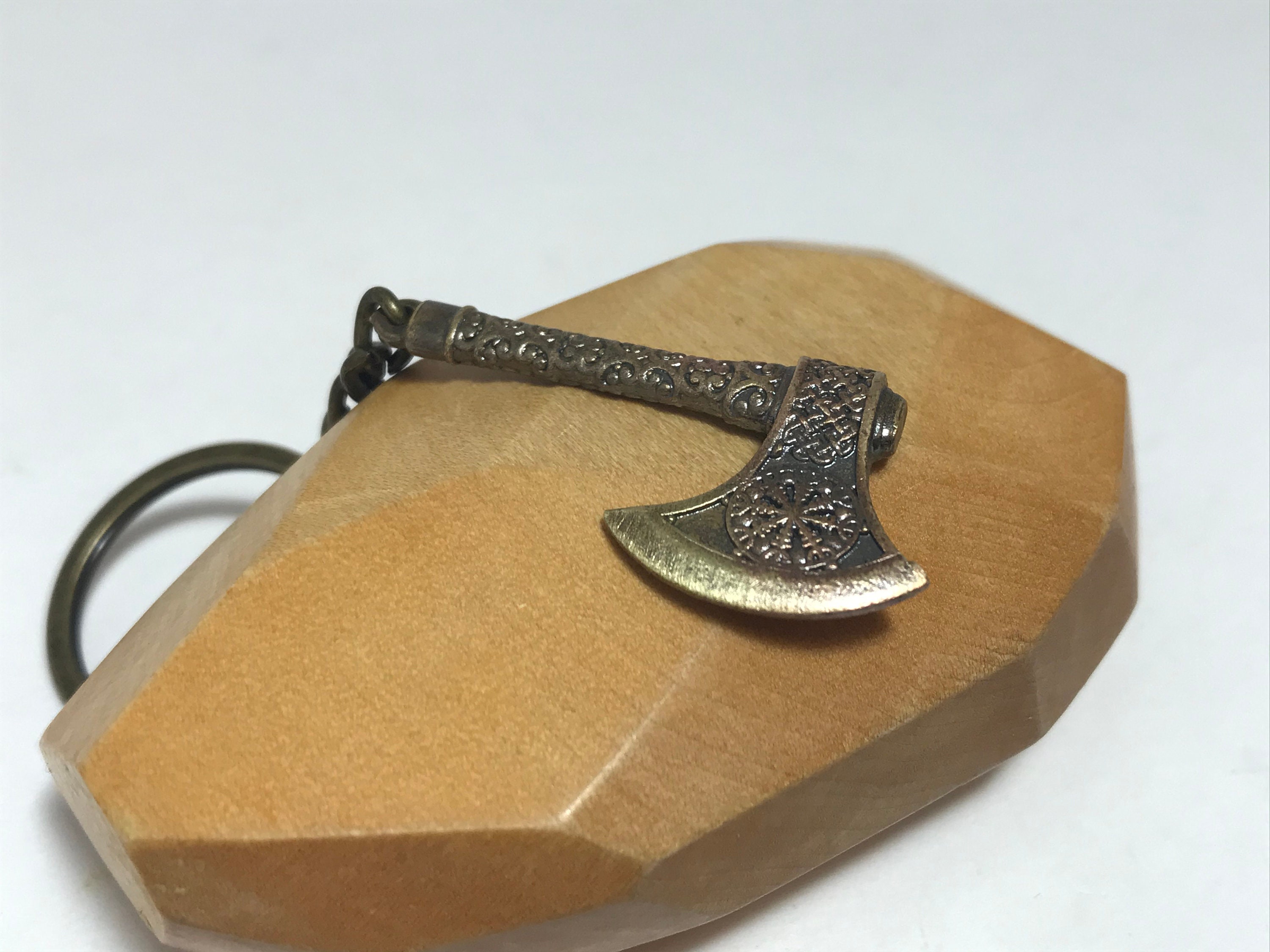 Handmade Keychain Viking Ax Charm Viking Ax Trinket Viking - Etsy Nederland