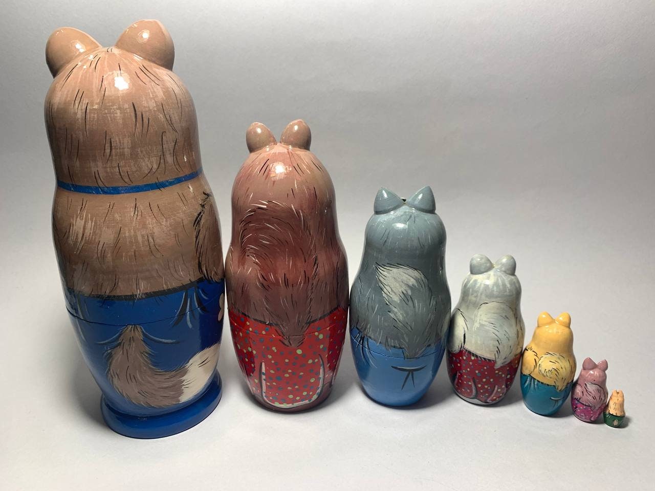 Handmade Nesting Doll, 7th Nesting Doll, Hand Painted Nesting Doll ...