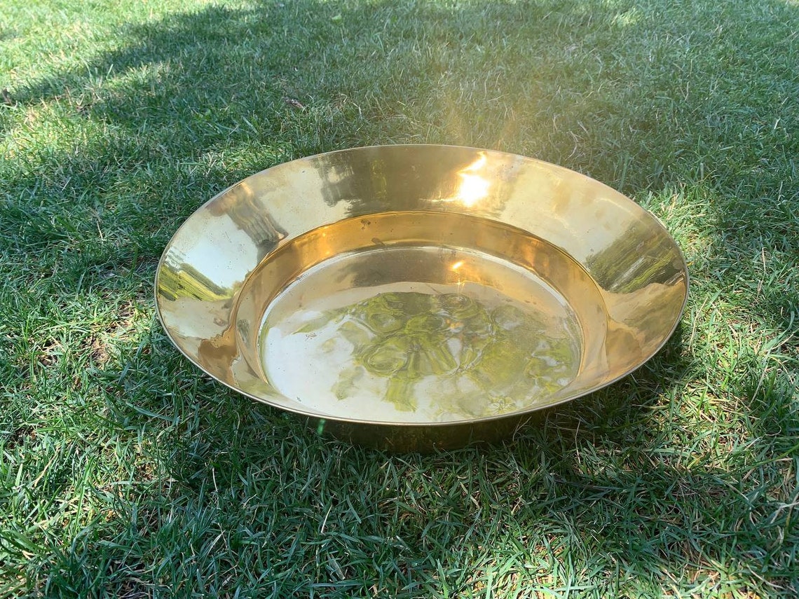 Soviet Brass Basin Vintage Brass Basin Antique Brass Basin | Etsy
