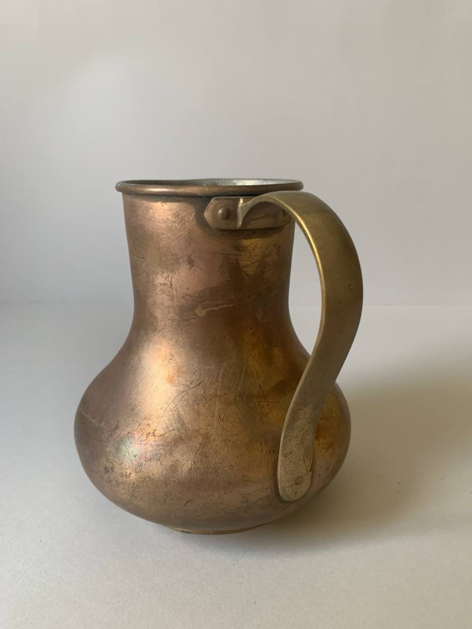 Vintage Jug Antique Jug Copper Jug Tinned Jug Metal Jug - Etsy