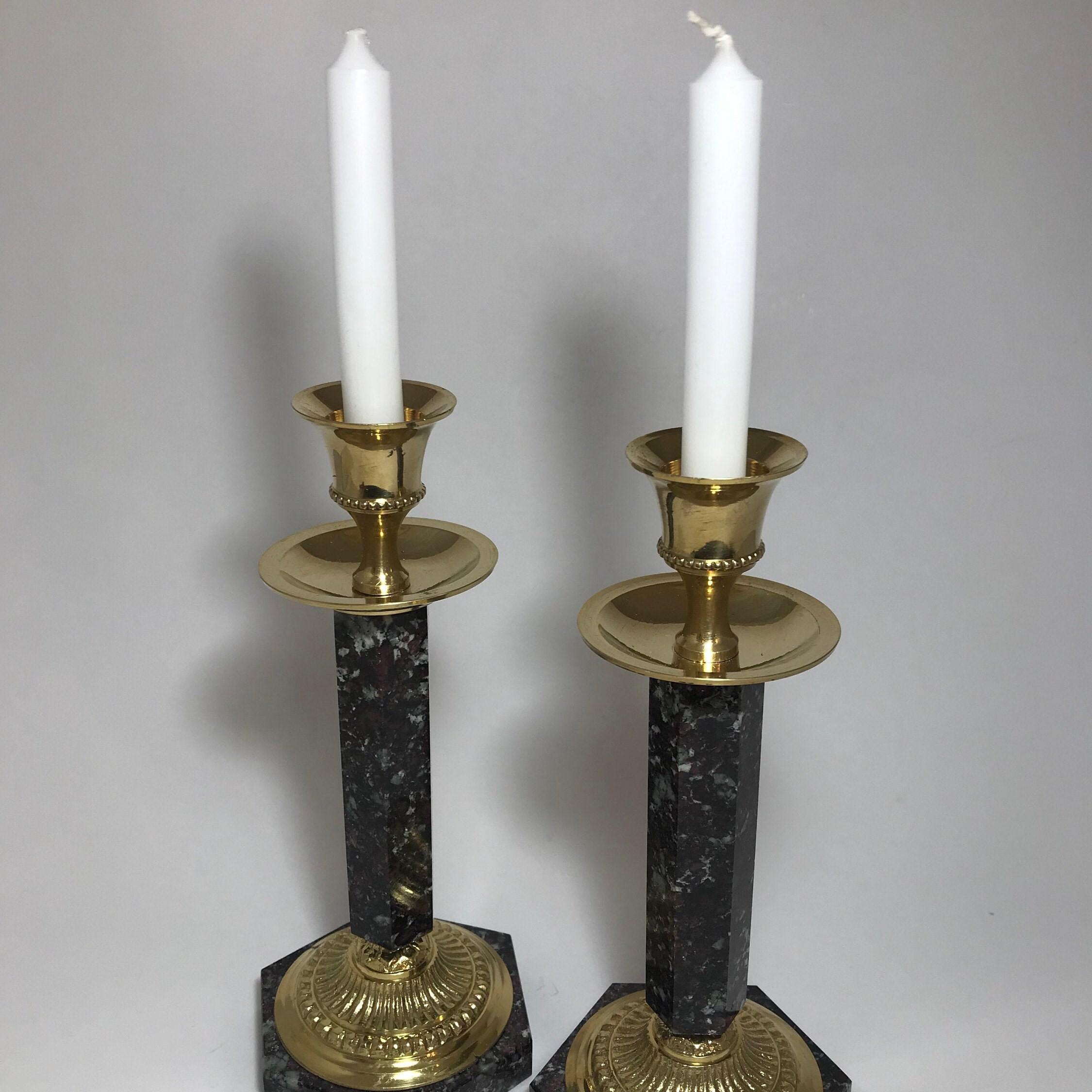 Exclusive Candlesticks Candlesticks Natural Stone Eudialyte - Etsy