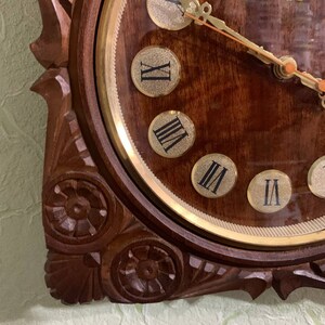 Soviet Clock, Vintage Clock, USSR Clock, Wooden Clock, Soviet Working ...
