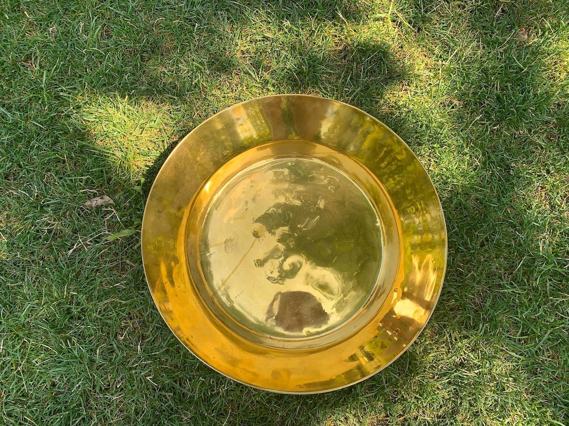 Soviet Brass Basin Vintage Brass Basin Antique Brass Basin | Etsy