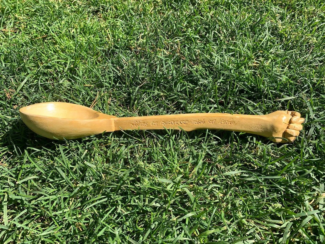 Big Wooden Spoon Fig, Linden Spoon, Handmade Wooden Dishes, Wooden ...