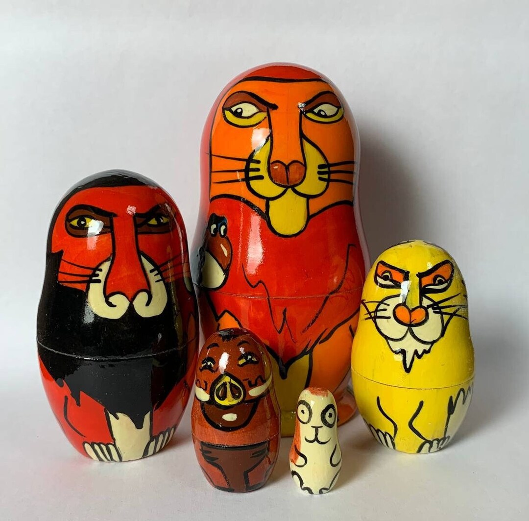 Handmade Nesting Doll, 5th Nesting Doll, Hand Painted Nesting Doll ...