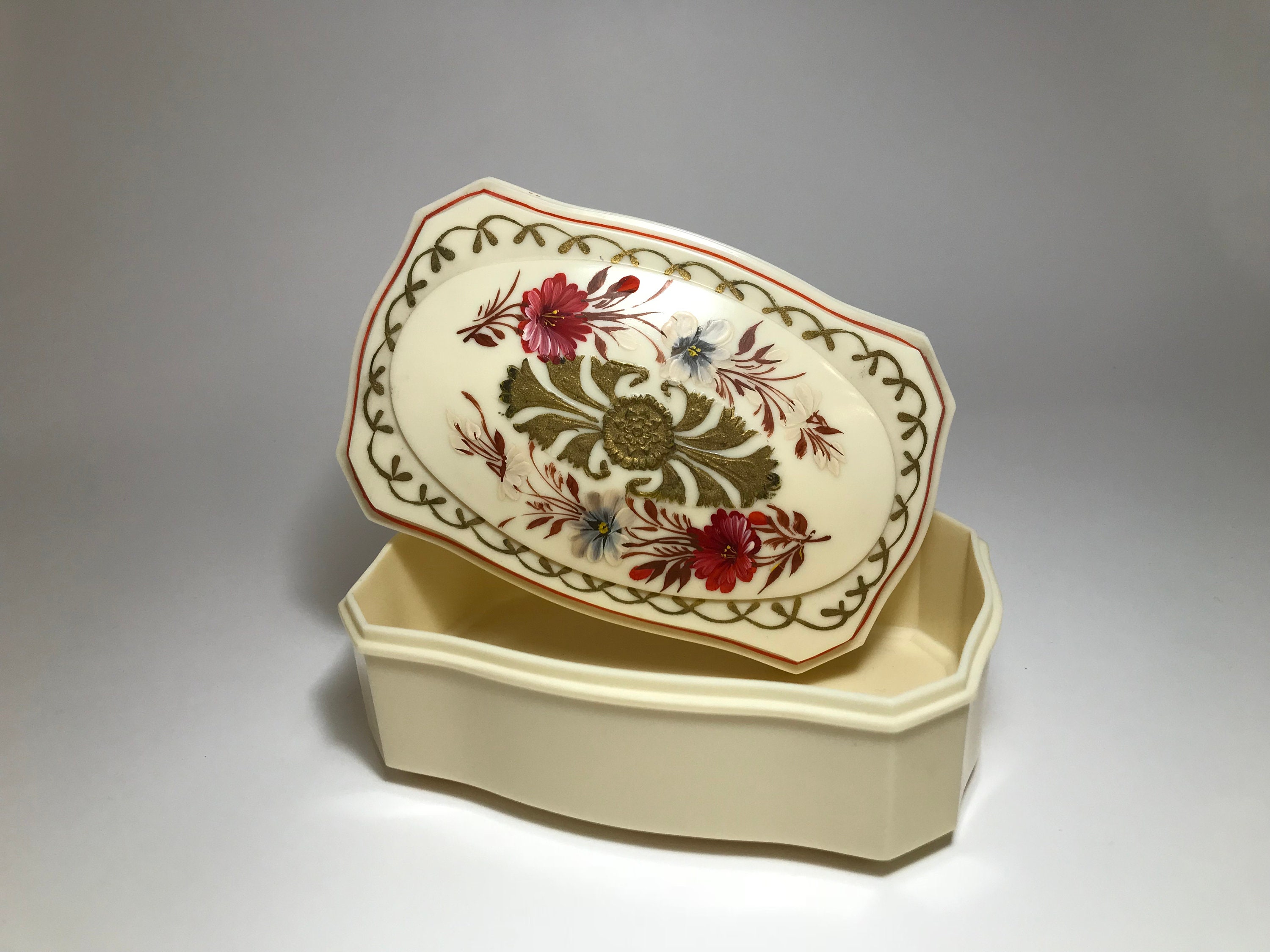 Jewelry Storage Soviet Jewelry Casket Box.USSR Home Decor Box Soviet ...