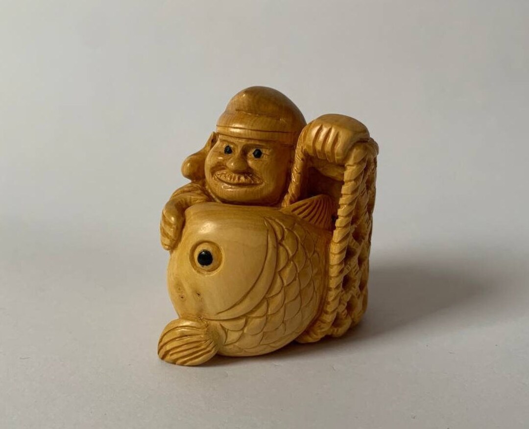 Unique Netsuke Handmade Netsuke Hand Carved Netsuke Netsuke - Etsy