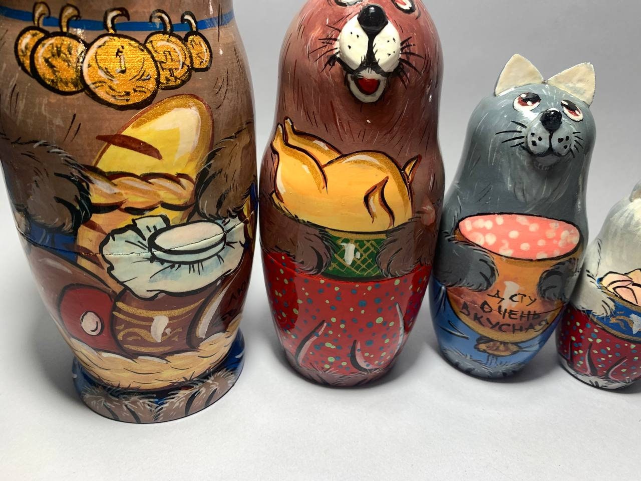 Handmade Nesting Doll, 7th Nesting Doll, Hand Painted Nesting Doll ...