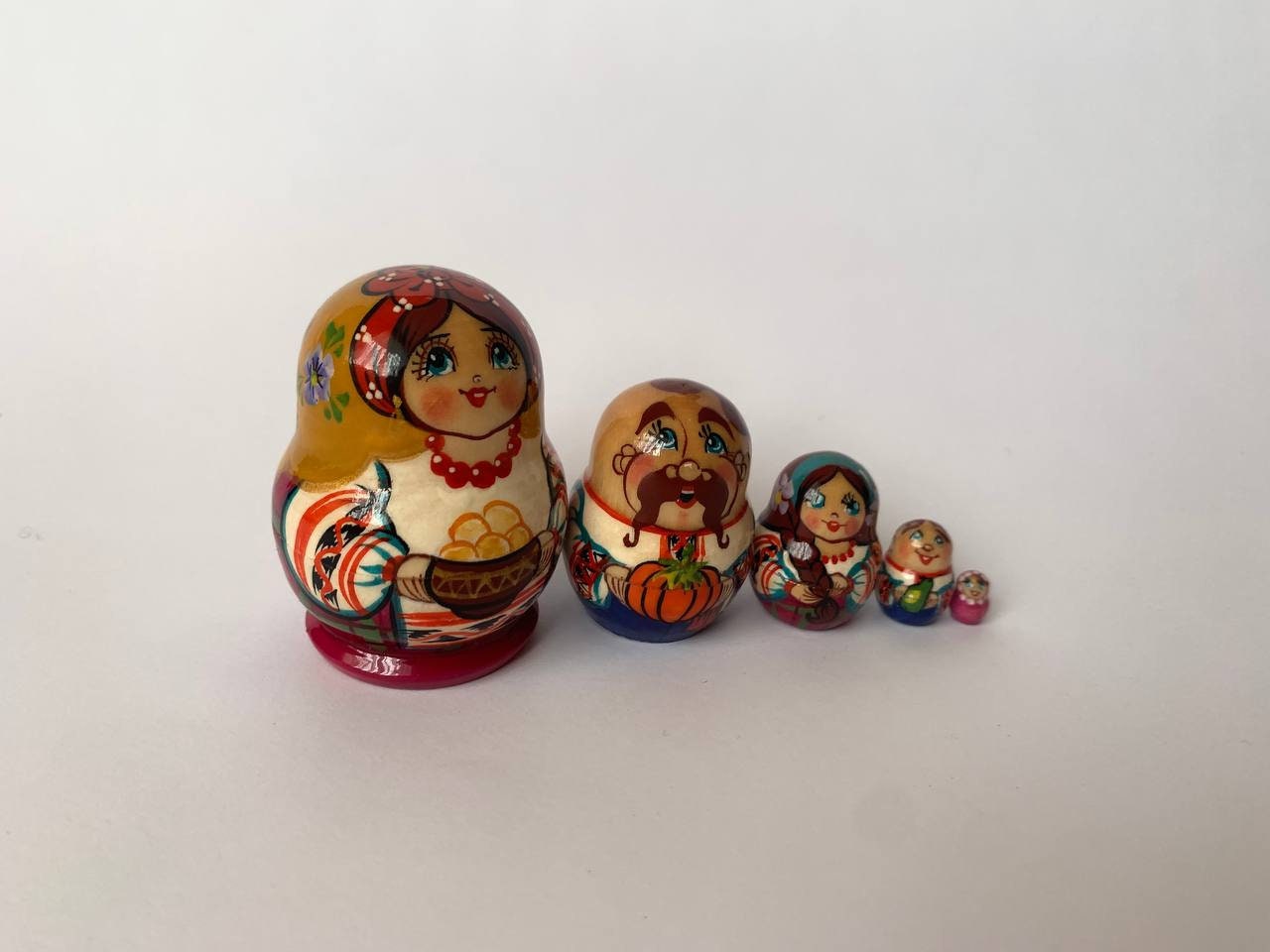 Handmade Nesting Doll, 5th Nesting Doll, Hand Painted Nesting Doll ...