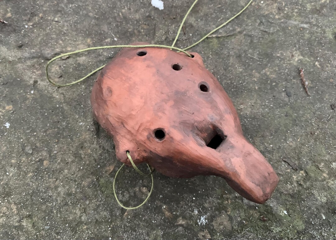 Ocarina, Ceramic Ocarina,handmade Ocarina, Clay Ocarina, Folk ...