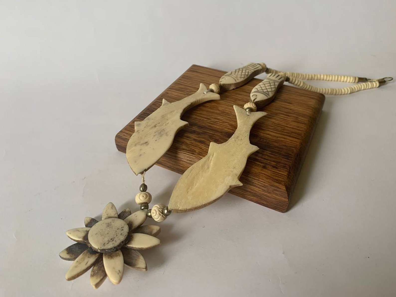 Handmade Bone Necklace African Necklace Bone Beads Bone - Etsy