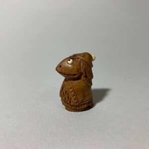 Unique Figurine, Handmade Netsuke, Hand Carved Statues, "figurine Kutkh ...