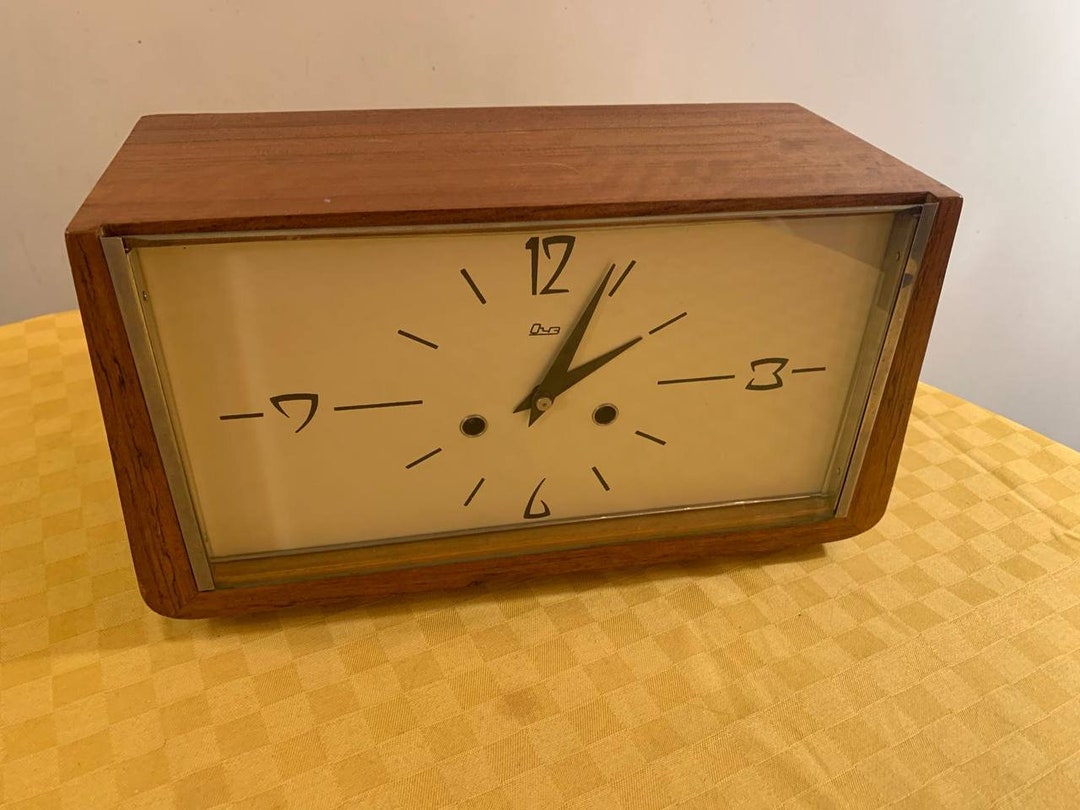 Soviet Clock, Vintage Clock, Mechanical Clock, USSR Clock, Table Mantel ...