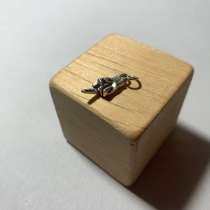 Handmade Silver Middle Finger, Charm Middle Finger, Wallet Purse Finger ...