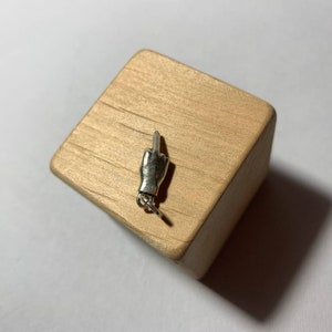 Handmade Silver Middle Finger, Charm Middle Finger, Wallet Purse Finger ...