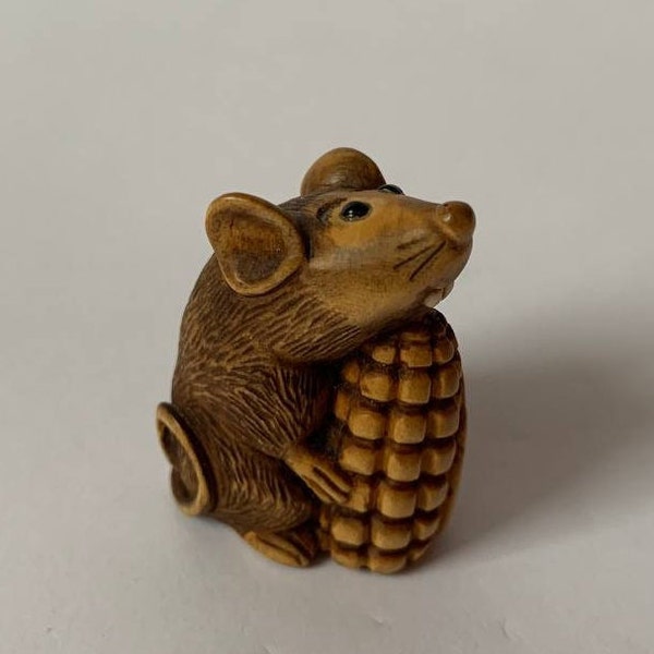 Unique Figurine, Handmade Netsuke, Hand Carved Statues, figurine Kutkh ...