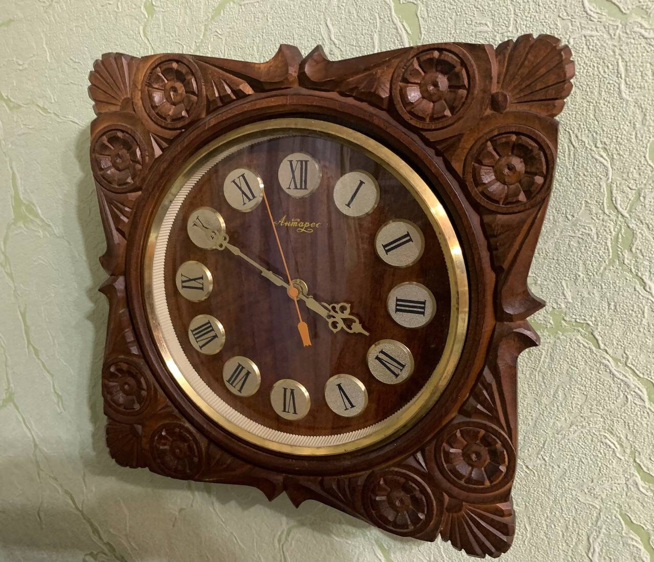 Soviet Clock Vintage Clock USSR Clock Wooden Clock Soviet - Etsy