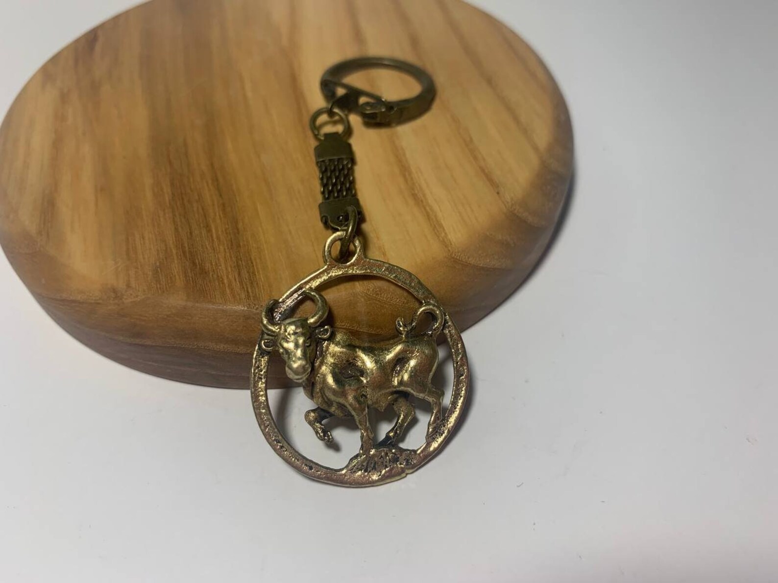 Handmade Keychain Bull Charm Bull Trinket Bull Pendant | Etsy