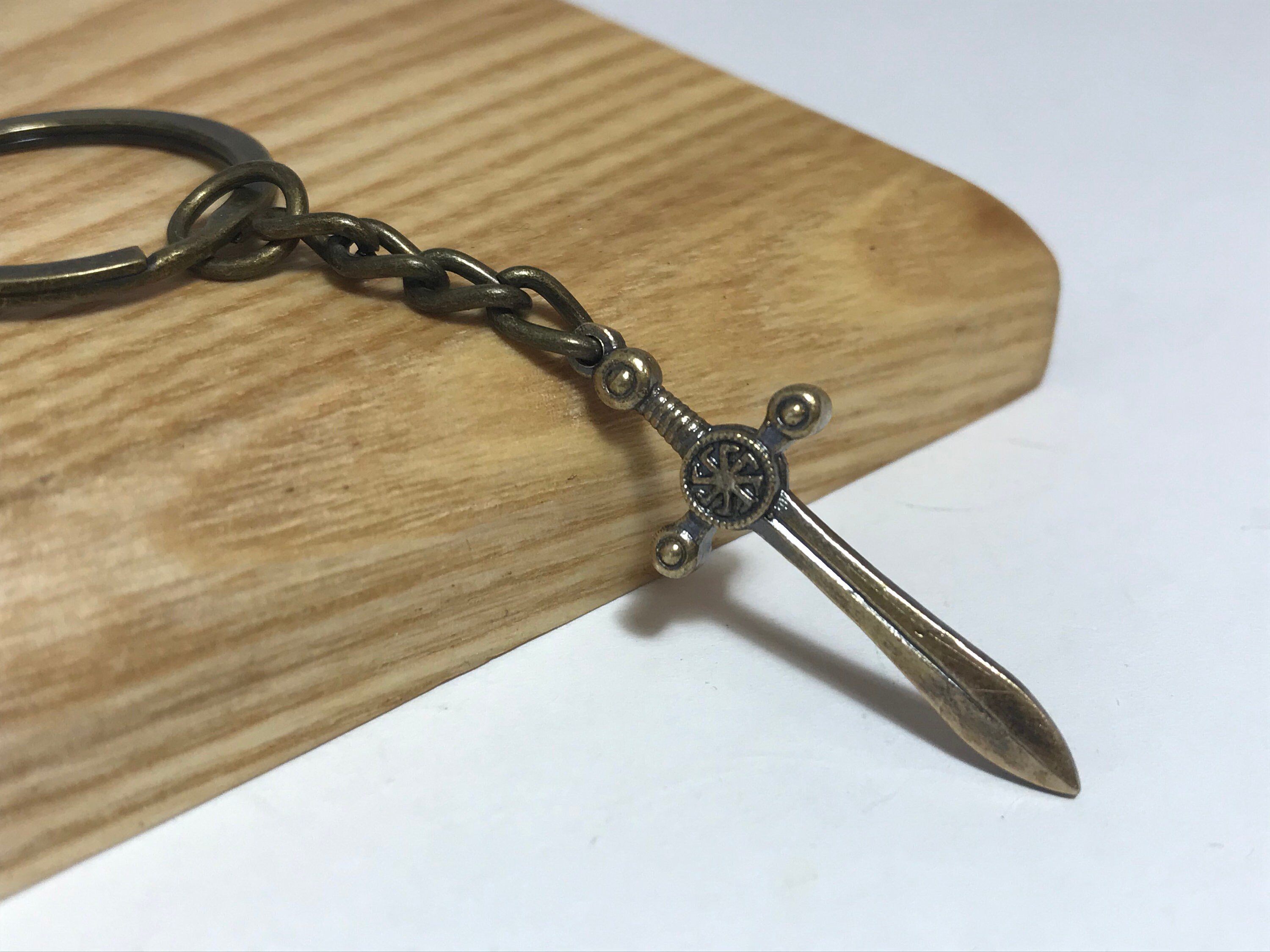 Handmade Keychain Viking Sword Charm Viking Sword Trinket - Etsy