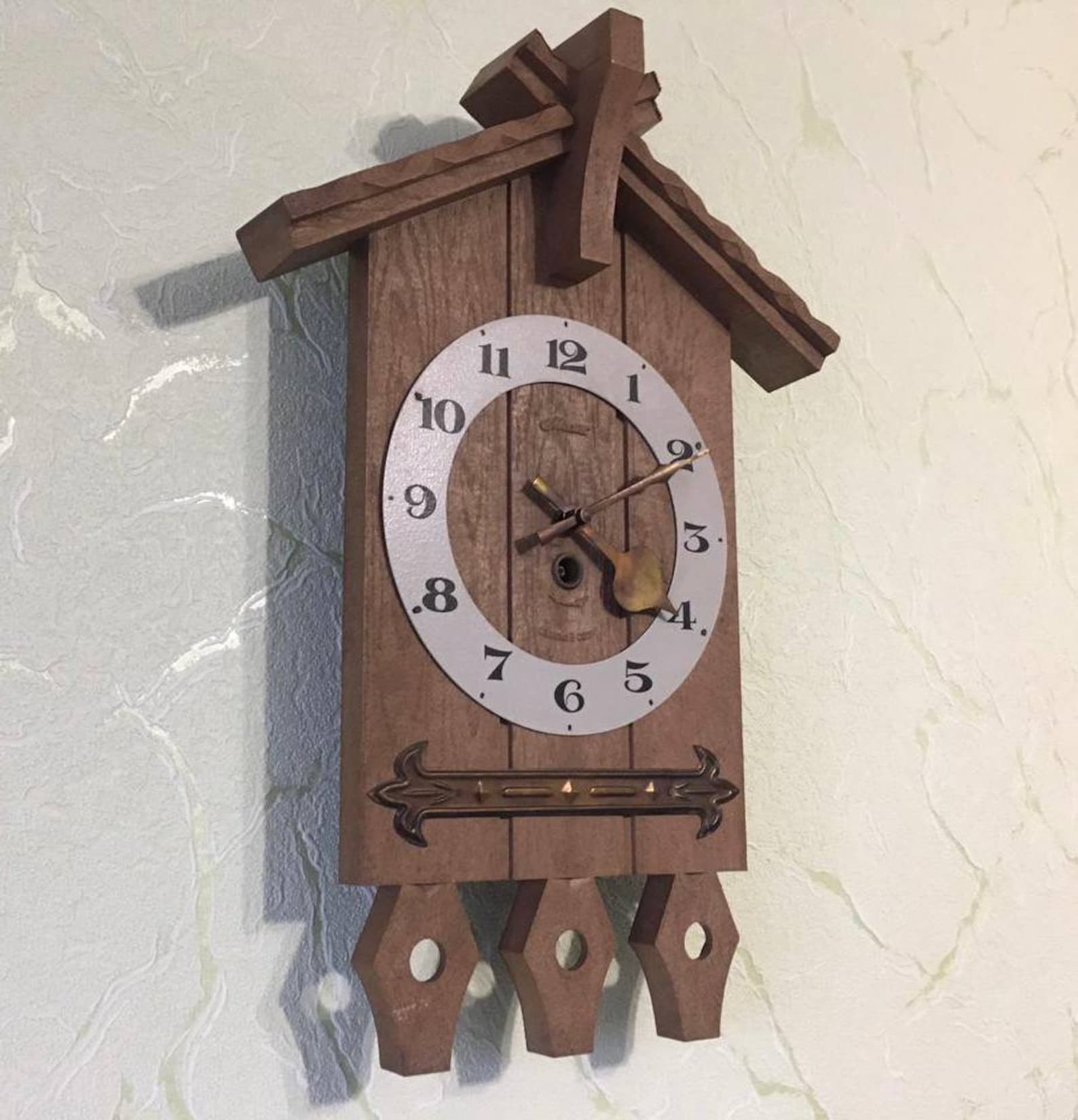 Vintage Clock, Soviet Clock, Mechanical Clock, Wall Clock, USSR Clock ...