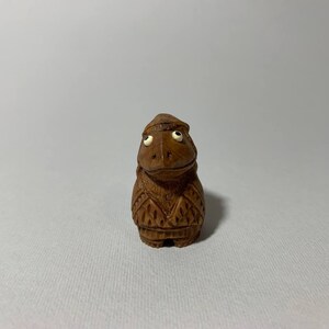 Unique Figurine, Handmade Netsuke, Hand Carved Statues, "figurine Kutkh ...