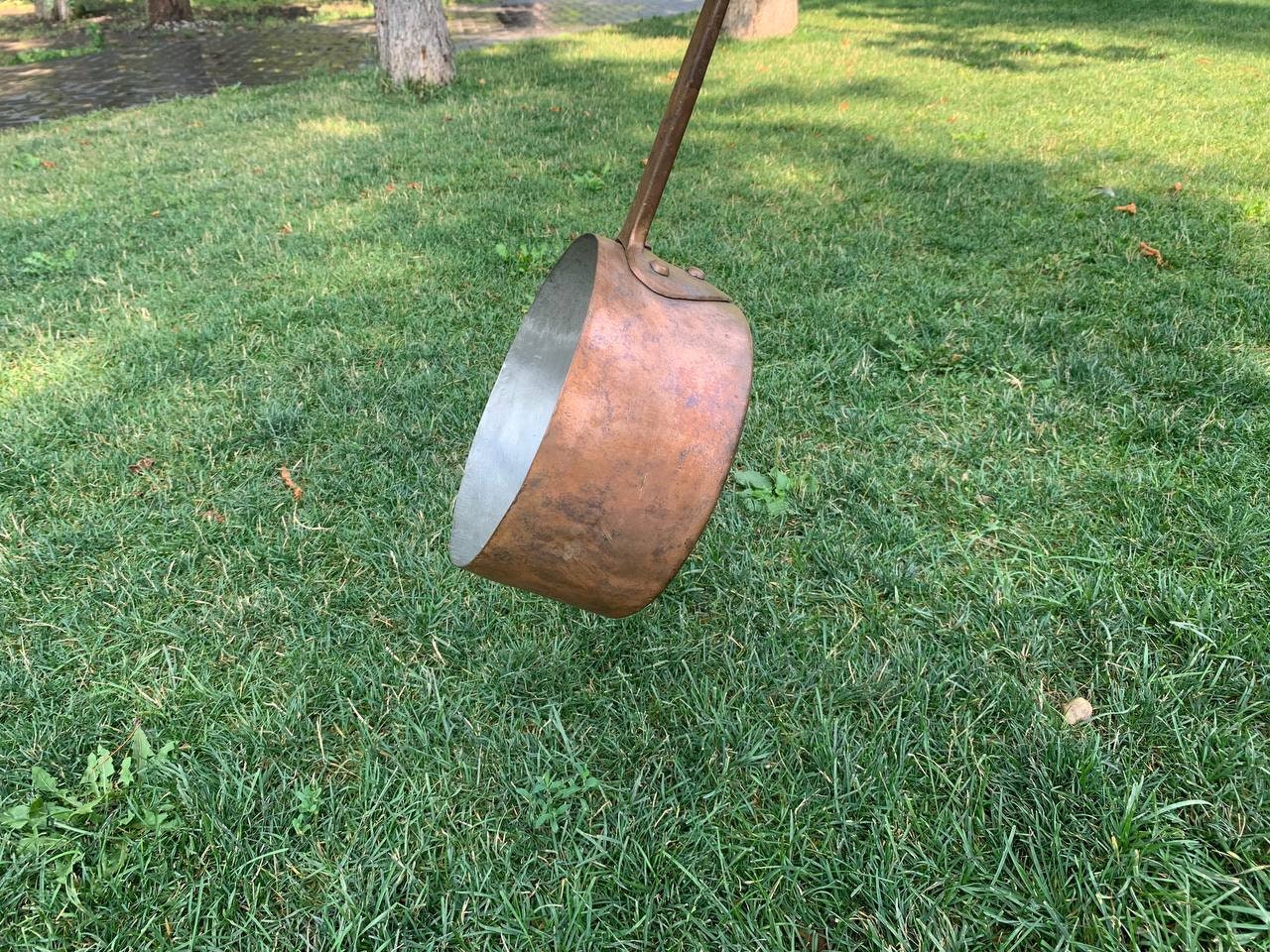 Vintage Ladle 4, Antique Ladle, Copper Ladle, Tinned Ladle, Metal Ladle ...