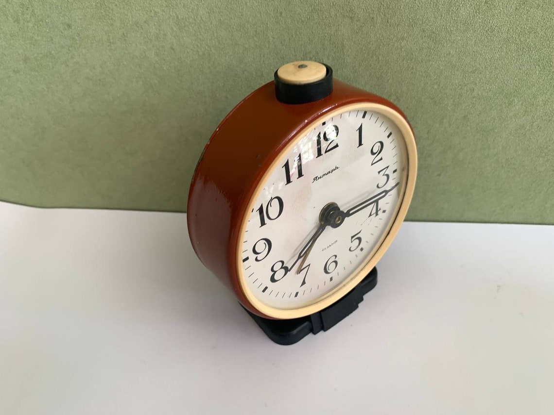 Soviet Clock, Alarm Clock, Vintage Clock, Mechanical Clock, Working ...