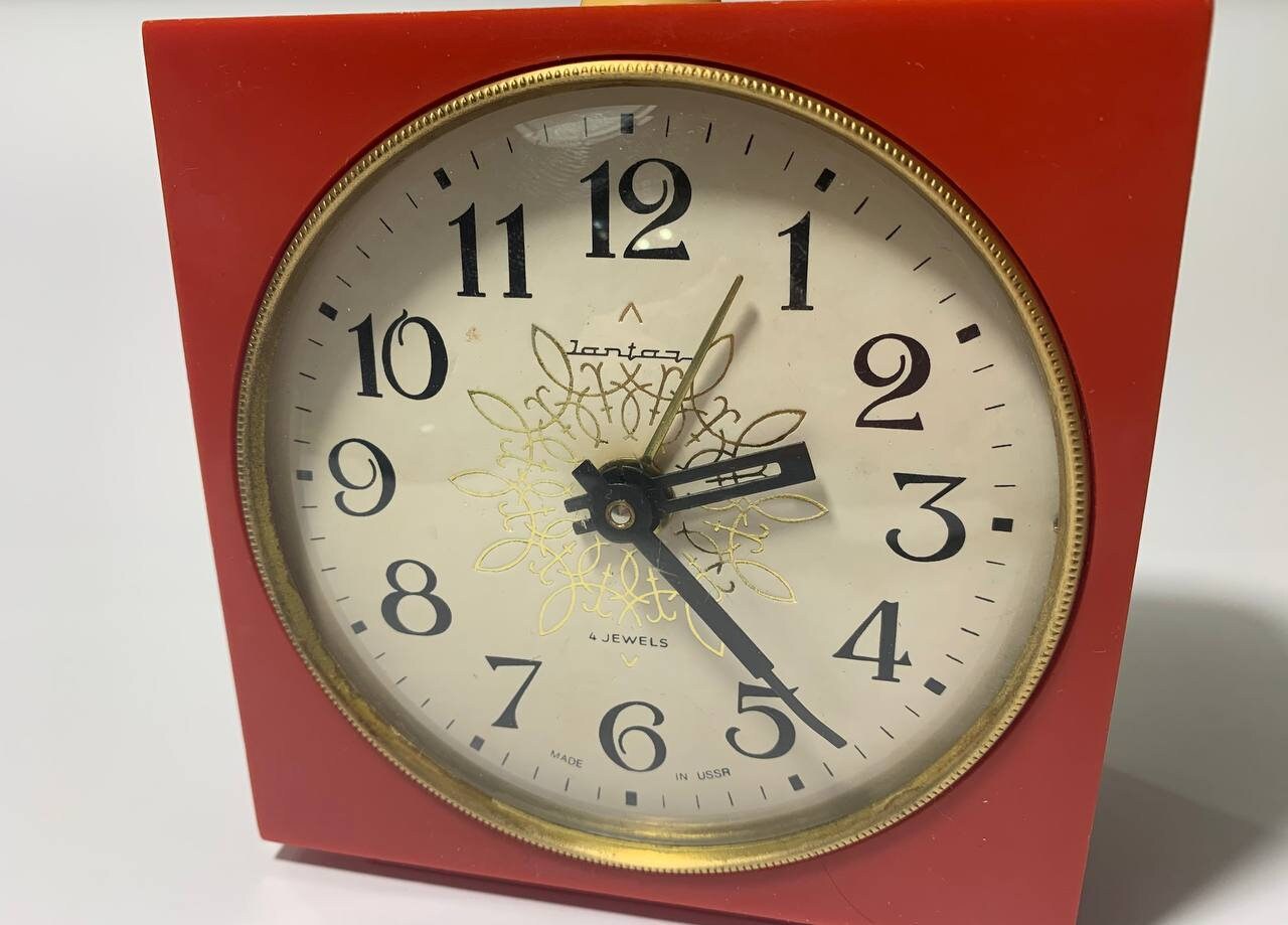 Soviet Clock, Alarm Clock, Vintage Clock, Mechanical Clock, Working ...
