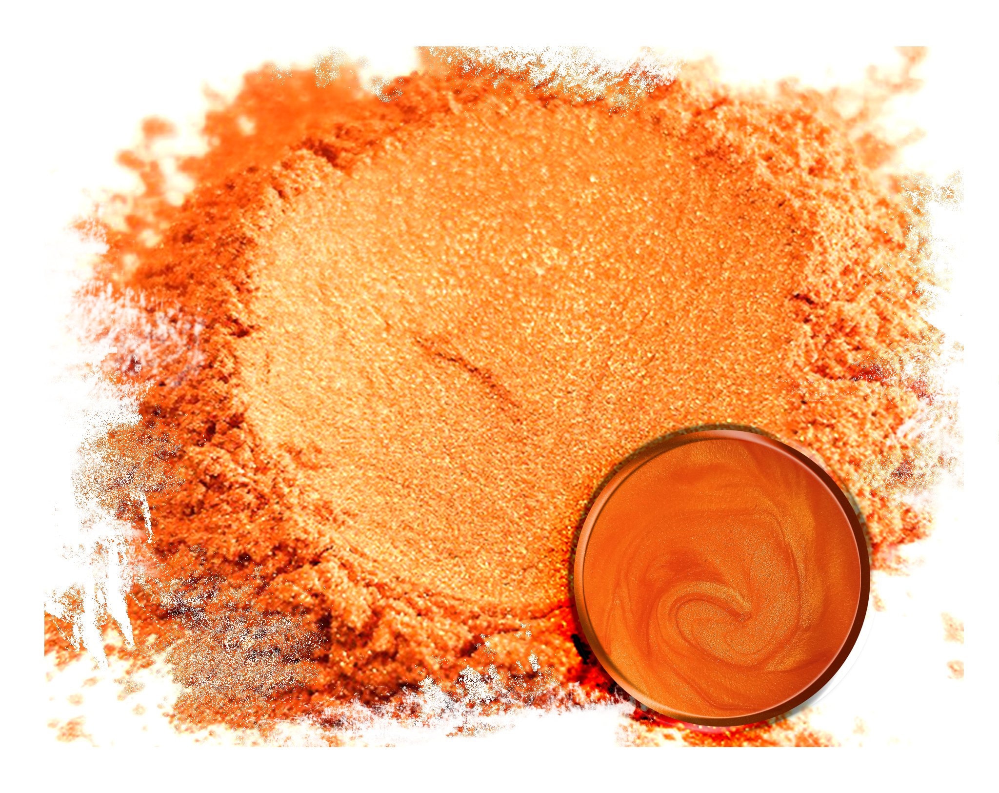 Eye Candy “rainbow Orange” Mica Pigment Powder Multipurpose | Natural ...