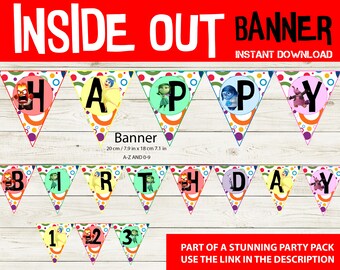 Inside Out Birthday | Etsy