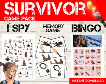 Survivor Card Game - Etsy